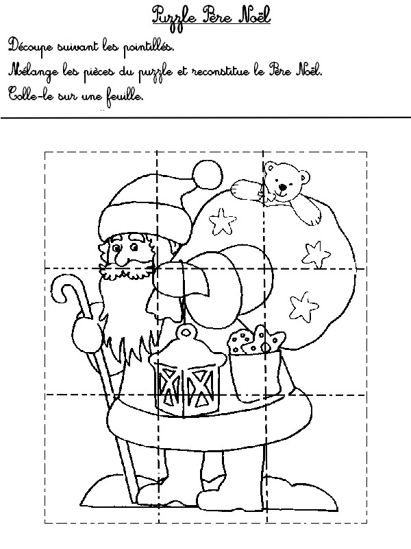 Fiches a imprimer Activites maternelle Noel