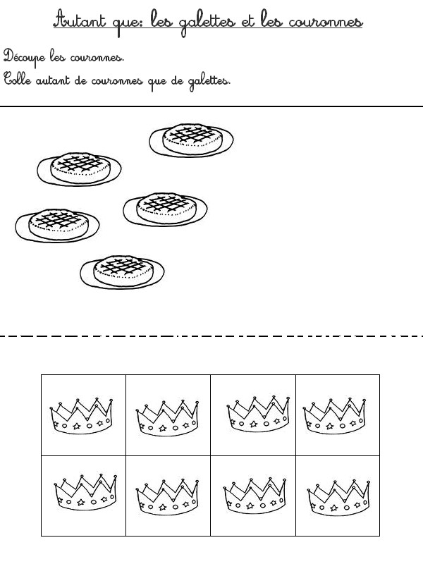 Fiche maternelle autant que